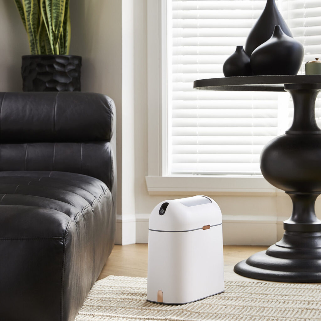 TwinLid Slim Sensor Can – Elpheco Home & Trash Cans