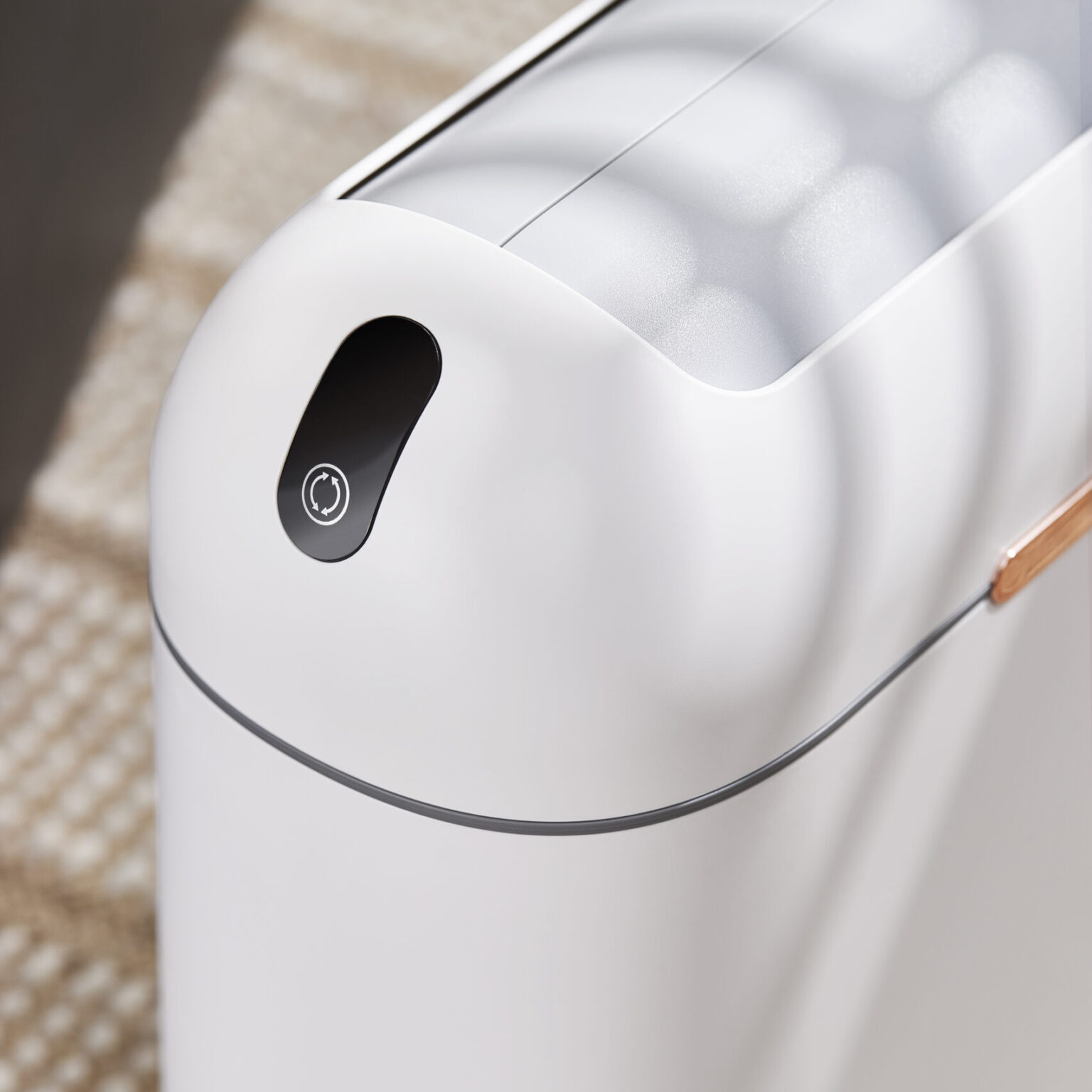 TwinLid Slim Sensor Can – Elpheco Home & Trash Cans