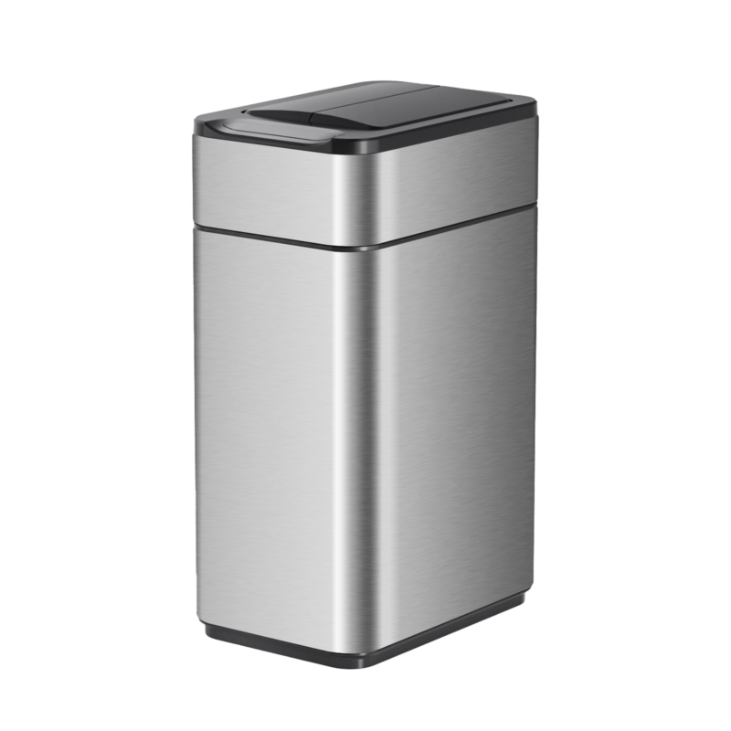TwinLid Stainless Small Sensor Can – Elpheco Home & Trash Cans